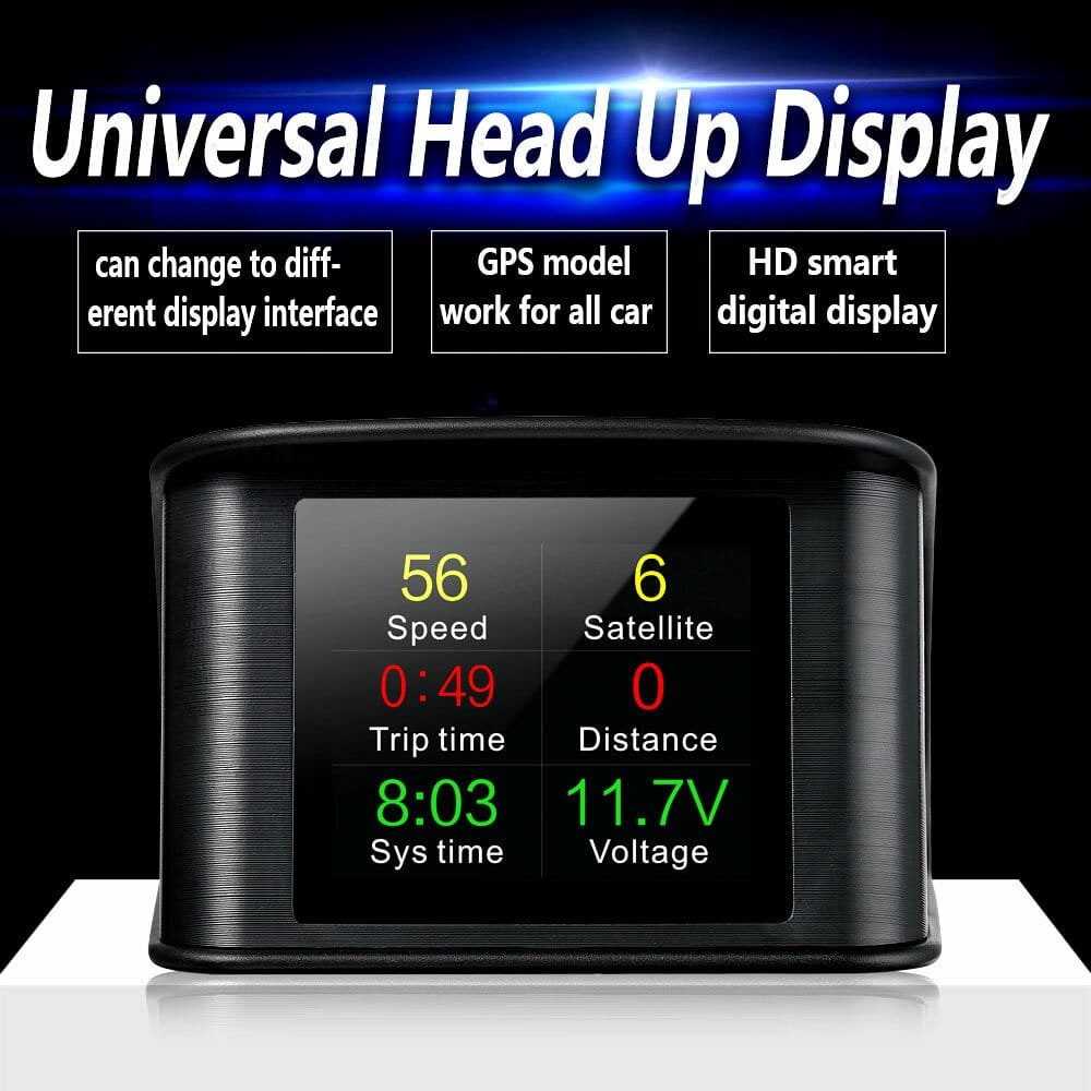 T600 Universal Obd2 Smart Digital Meter Head Up Display OBD2 Smart ...